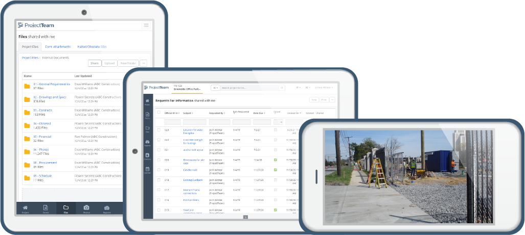 Construction Project Management Software | ProjectTeam.com